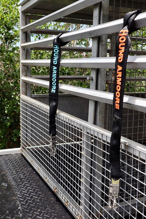 Hound Armoore Style Ute Hunting Dog Restraints and Dog Leads